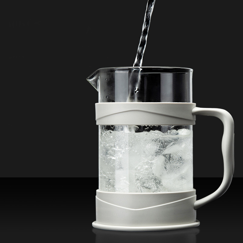 French Press Coffee Maker, White Coffee Presses Tea Makers with ...