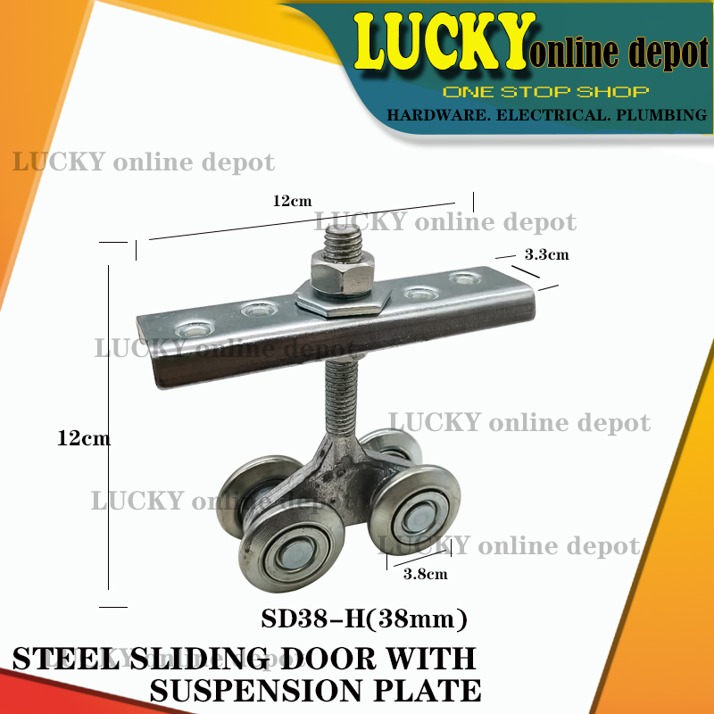 HEAVY DUTY METAL HANGING GATE ROLLER WITH SUSPENSION PLATE | Lazada PH