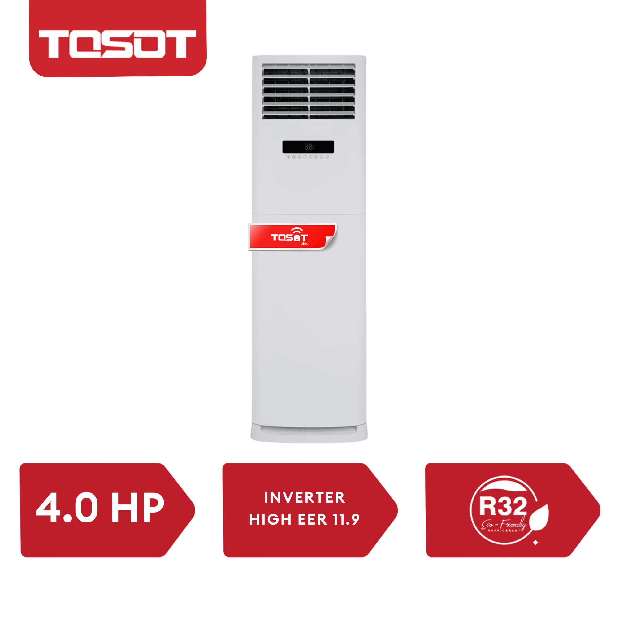 TOSOT Jetcool 4.0 HP Inverter Floor Standing Type Air Conditioner with ...
