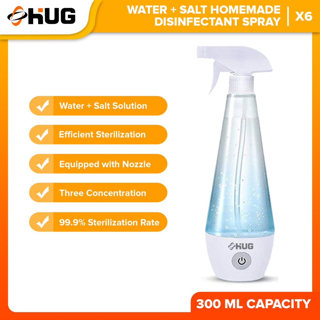 Hug Water And Salt Disinfectant Air Spray Machine Fogging Liquid ...