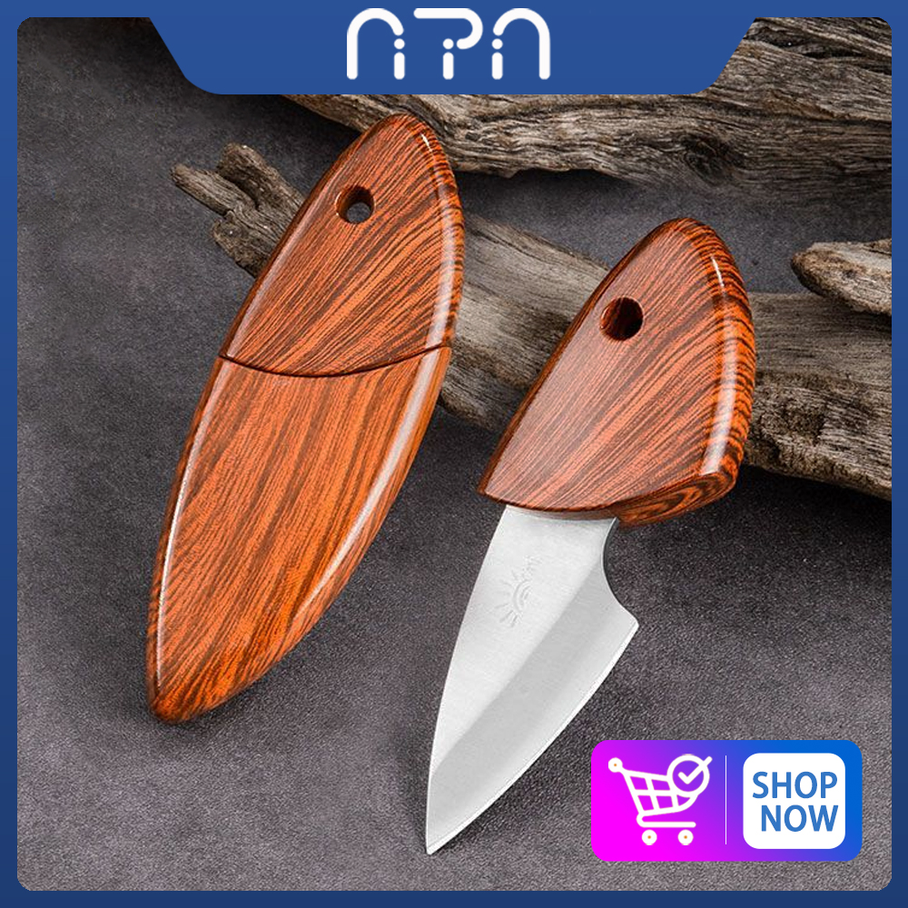 Nipiin Mini Wood Grain Color Fruit Knife Kitchen Knives Non-Regulated ...