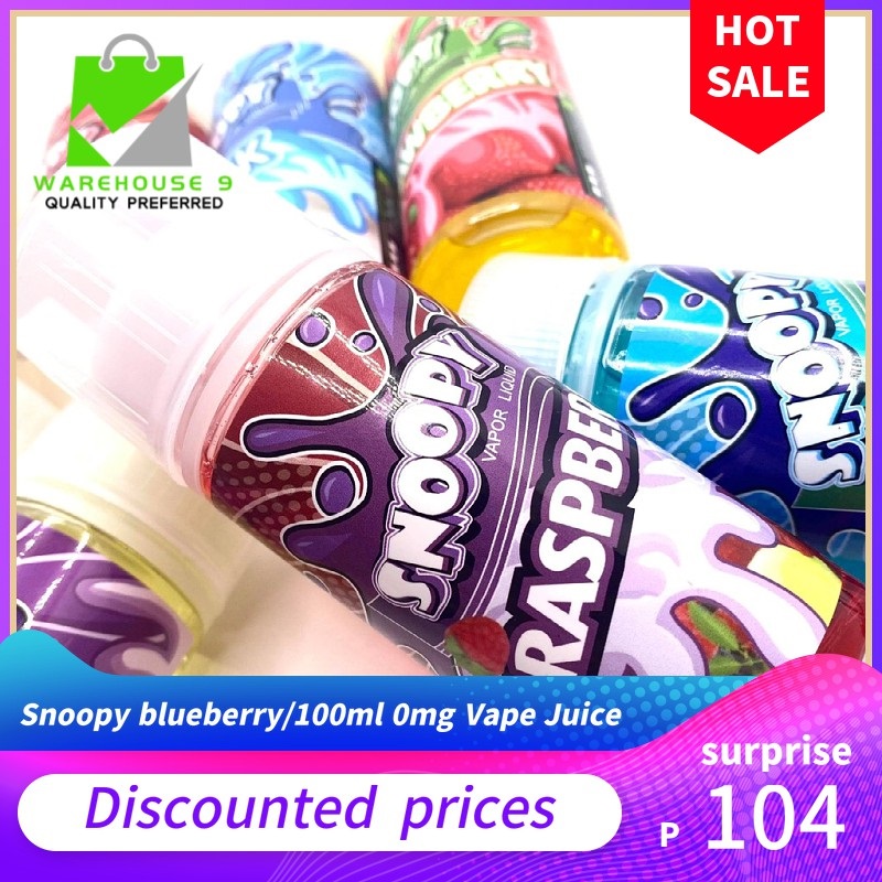 Snoopy Juice Blueberry 100ml 0mg Vape Juice smok vapx Juice voopoo lost ...