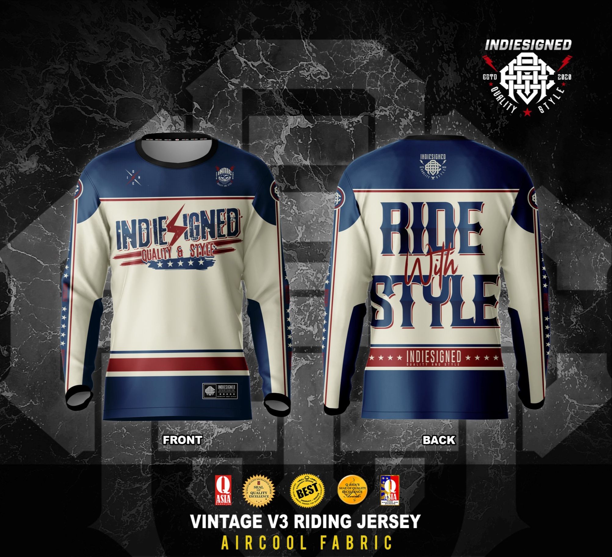 VINTAGE V3 Riding Jersey (Aircool) | Lazada PH