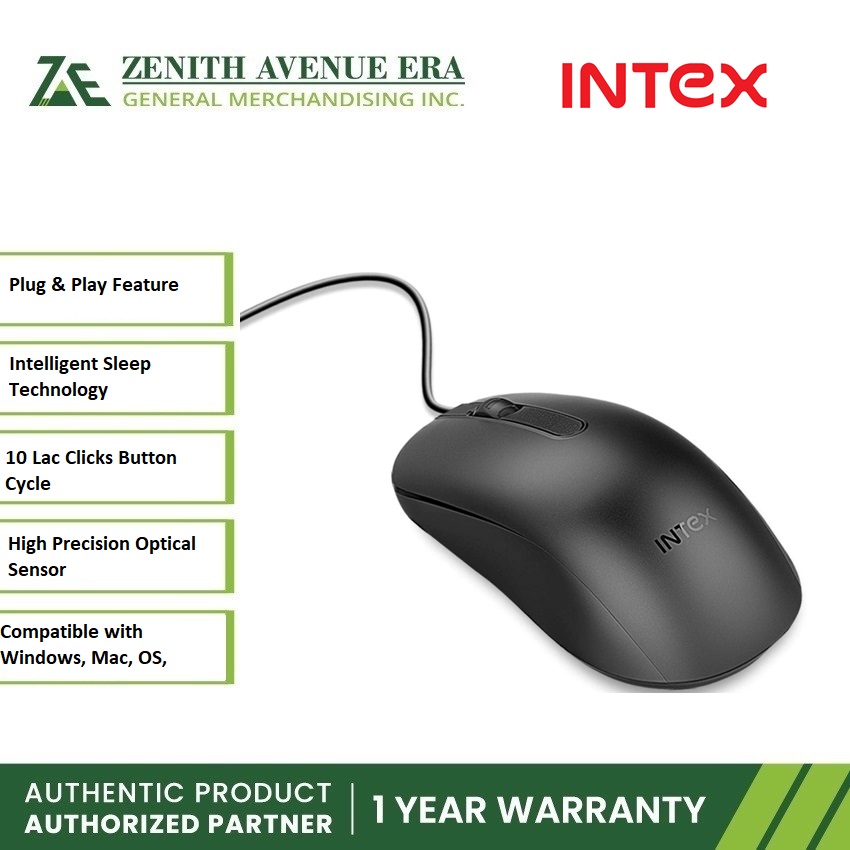 Intex Eco-8 USB Optical Mouse | Lazada PH