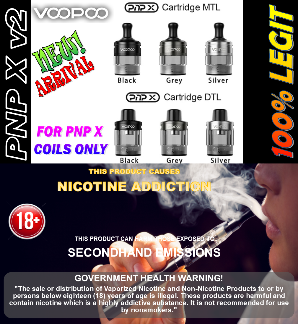 Voopoo PnP X (version 2) Atomizer Cartridge DTL / MTL | Lazada PH