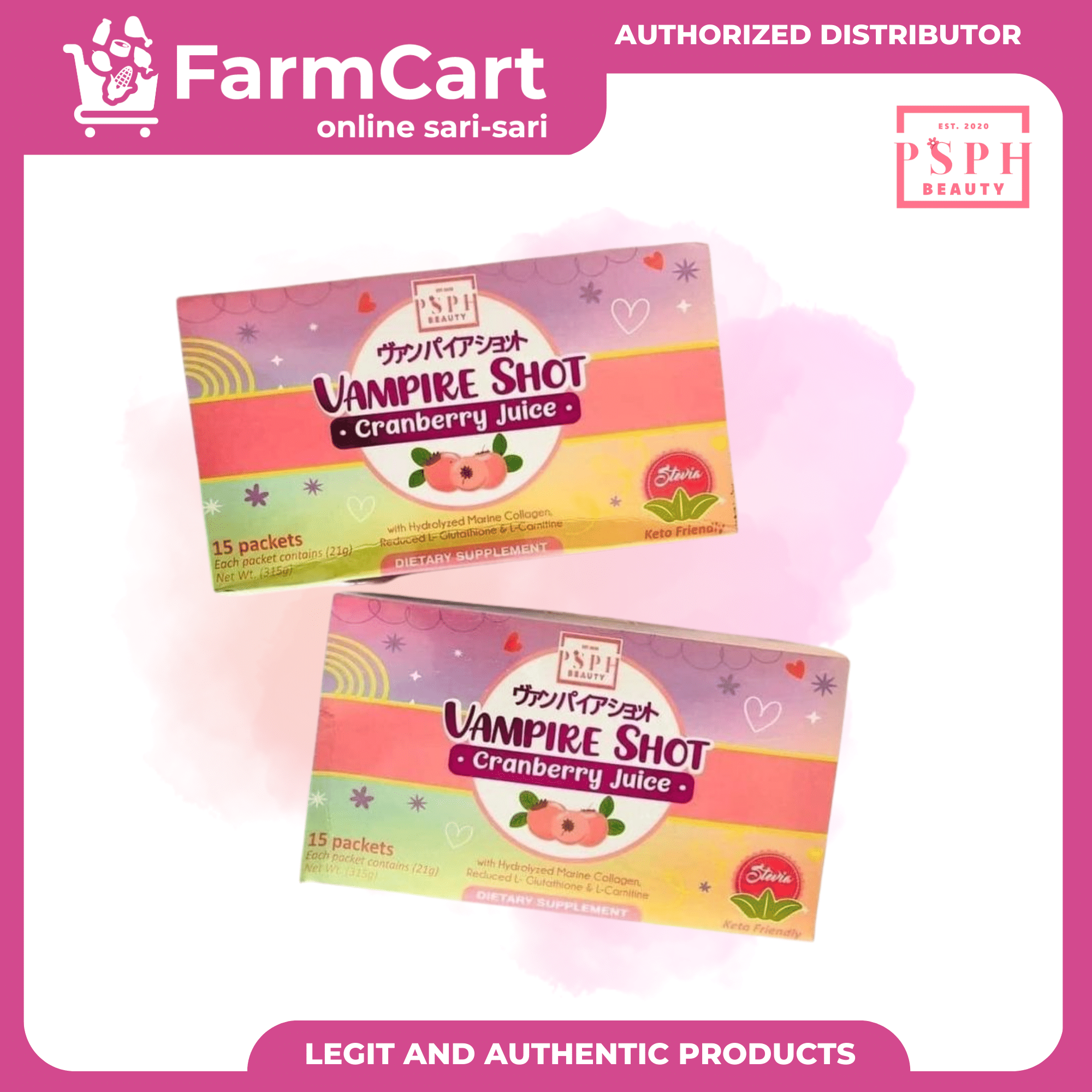 Authentic PSPH Beauty - Vampire Shot Cranberry Juice | Lazada PH