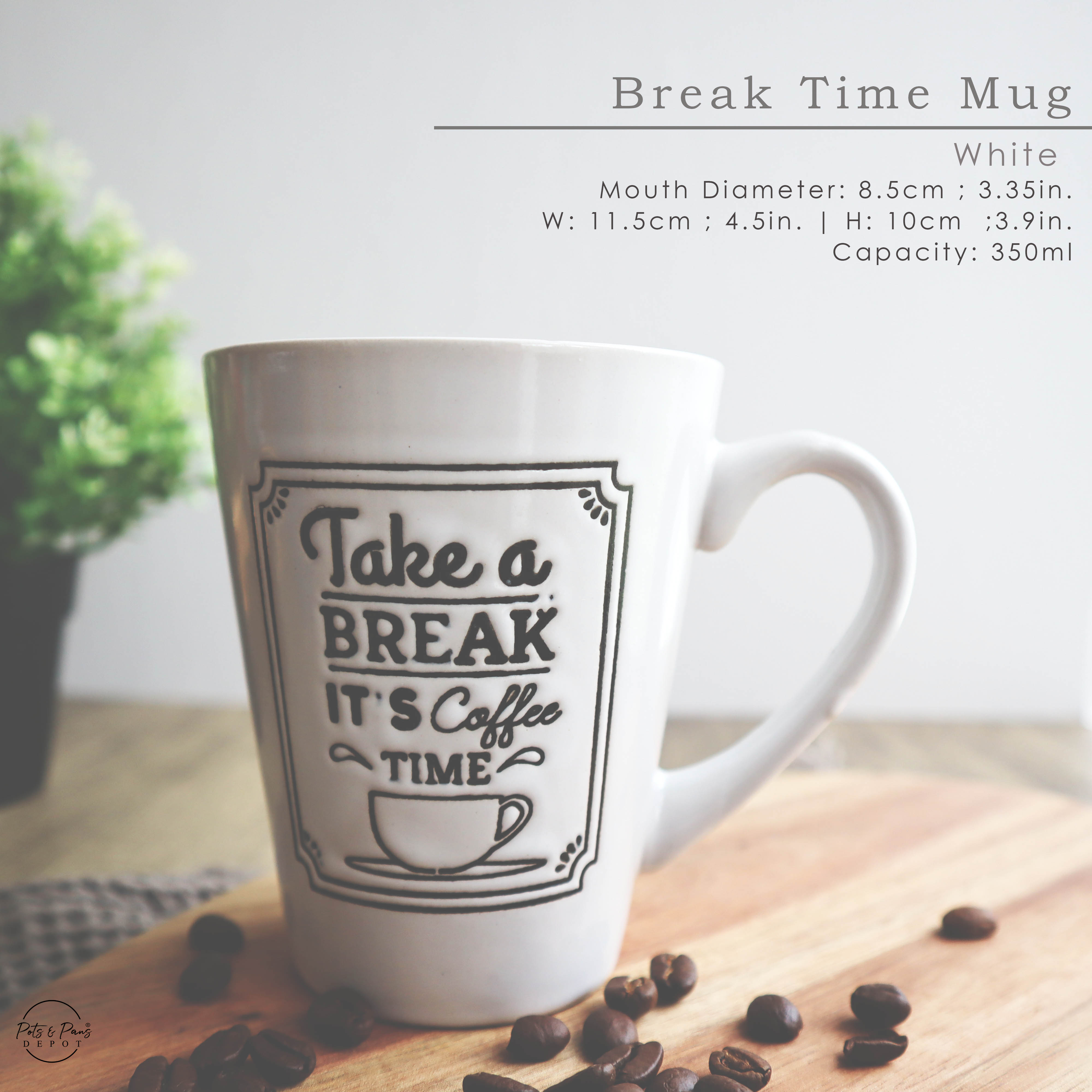 Break Time Coffee Mug | Lazada PH