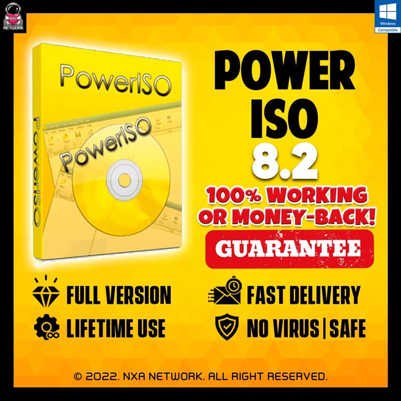 PowerISO 8.2 + GUIDE JUL 2022 Full Version Lifetime Premium No Virus ...