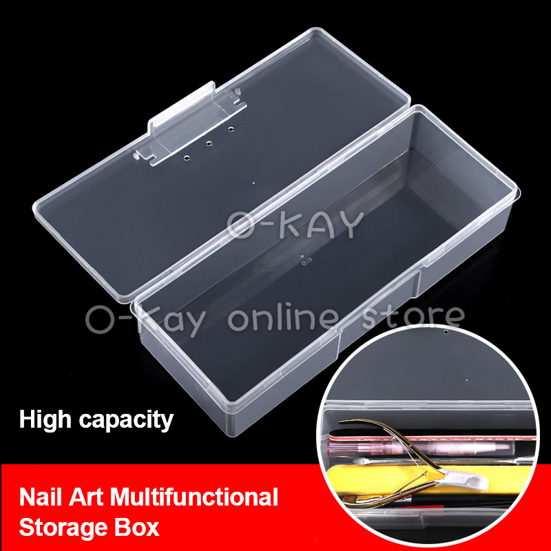 O-KAY Nail Art Tool Storage Case Nail Pen Nail File Nail Clipper Steel ...