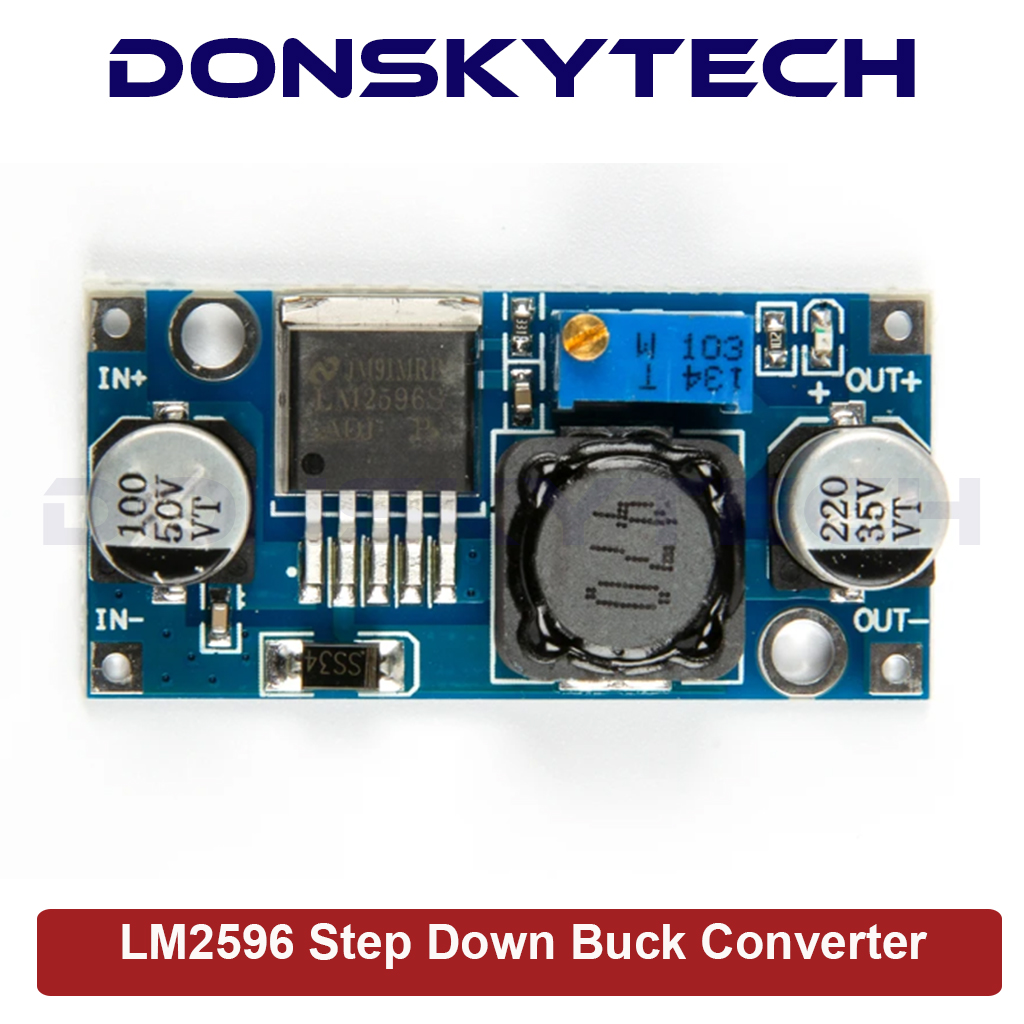 LM2596 Buck Converter LM2596S DC-DC Adjustable Voltage Regulator DC-DC Step Down Converter ...