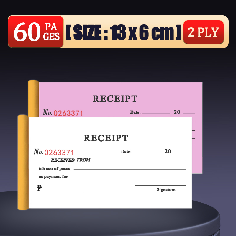 Carbonized Resibo Receipt Wholesale With CarbonDuplicate Receipt Sold ...