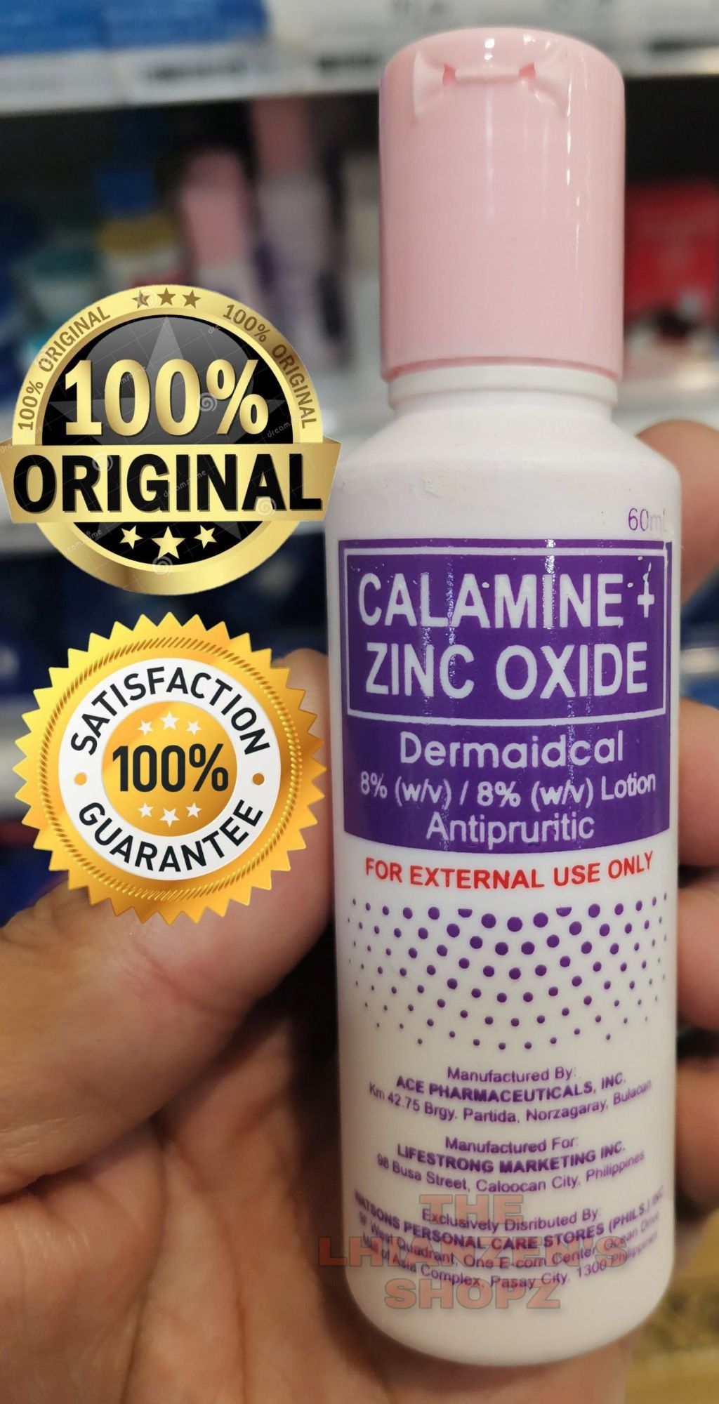 Dermaidcal Antipruric Calamine+Zinc Oxide 60ML | Lazada PH