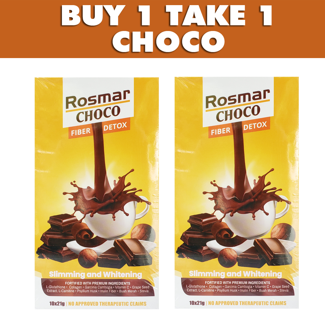 BUY 1 TAKE 1 Rosmar Detox Drinks Choco / Coffee / Lychee / Lemon Iced ...