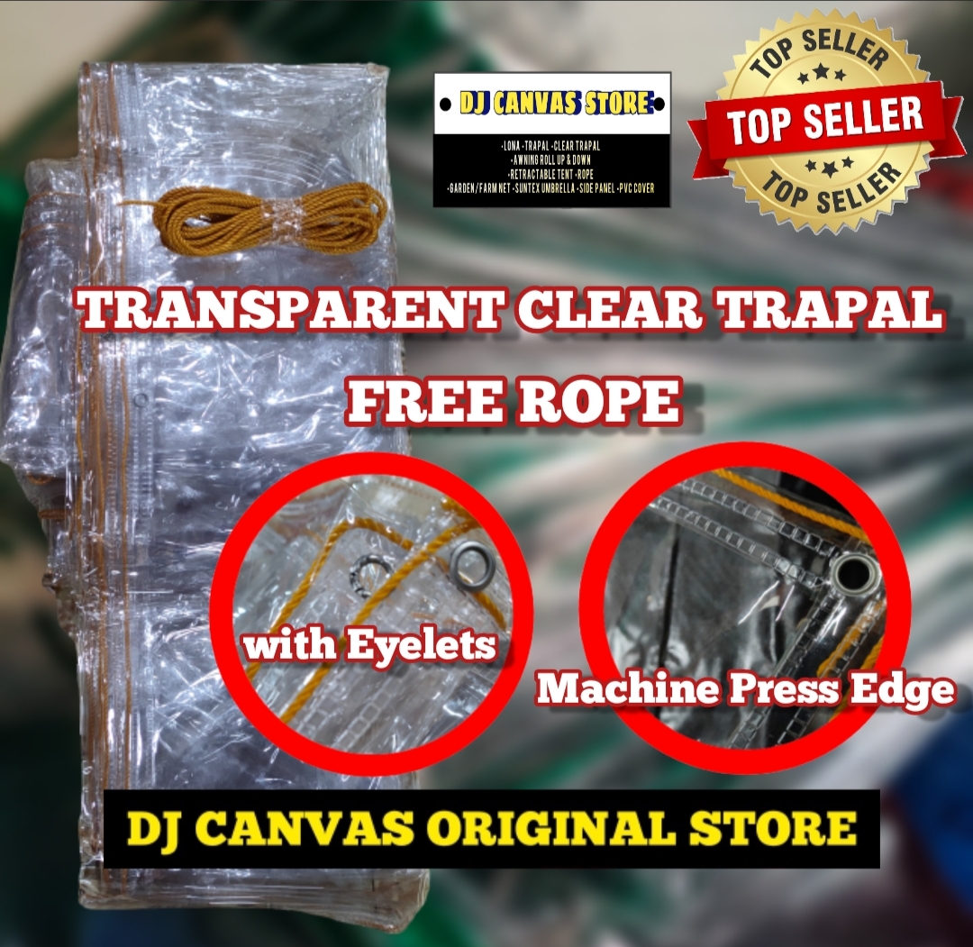BUNDLE TRANSPARENT CLEAR TRAPAL CUSTOMIZE SIZE | Lazada PH