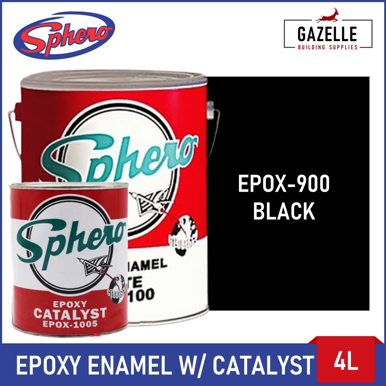Sphero Epoxy Enamel Black 4L | Lazada PH