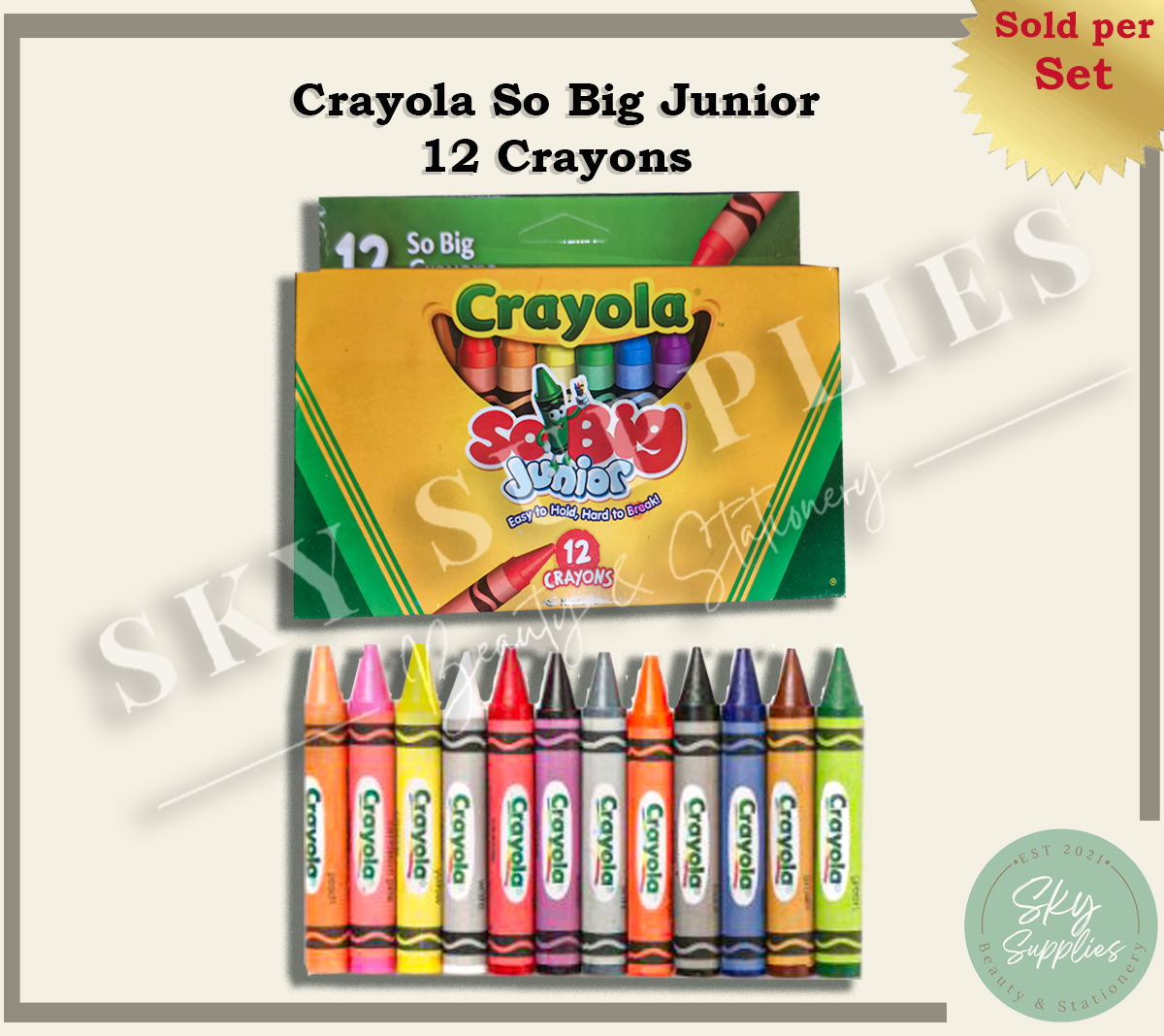 Crayola So Big 12 Crayons Junior | Lazada PH
