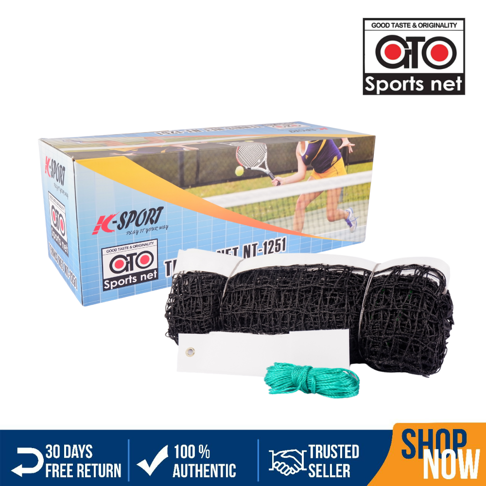 GTO Tennis Net Nylon with Cable x 1 pc | Lazada PH
