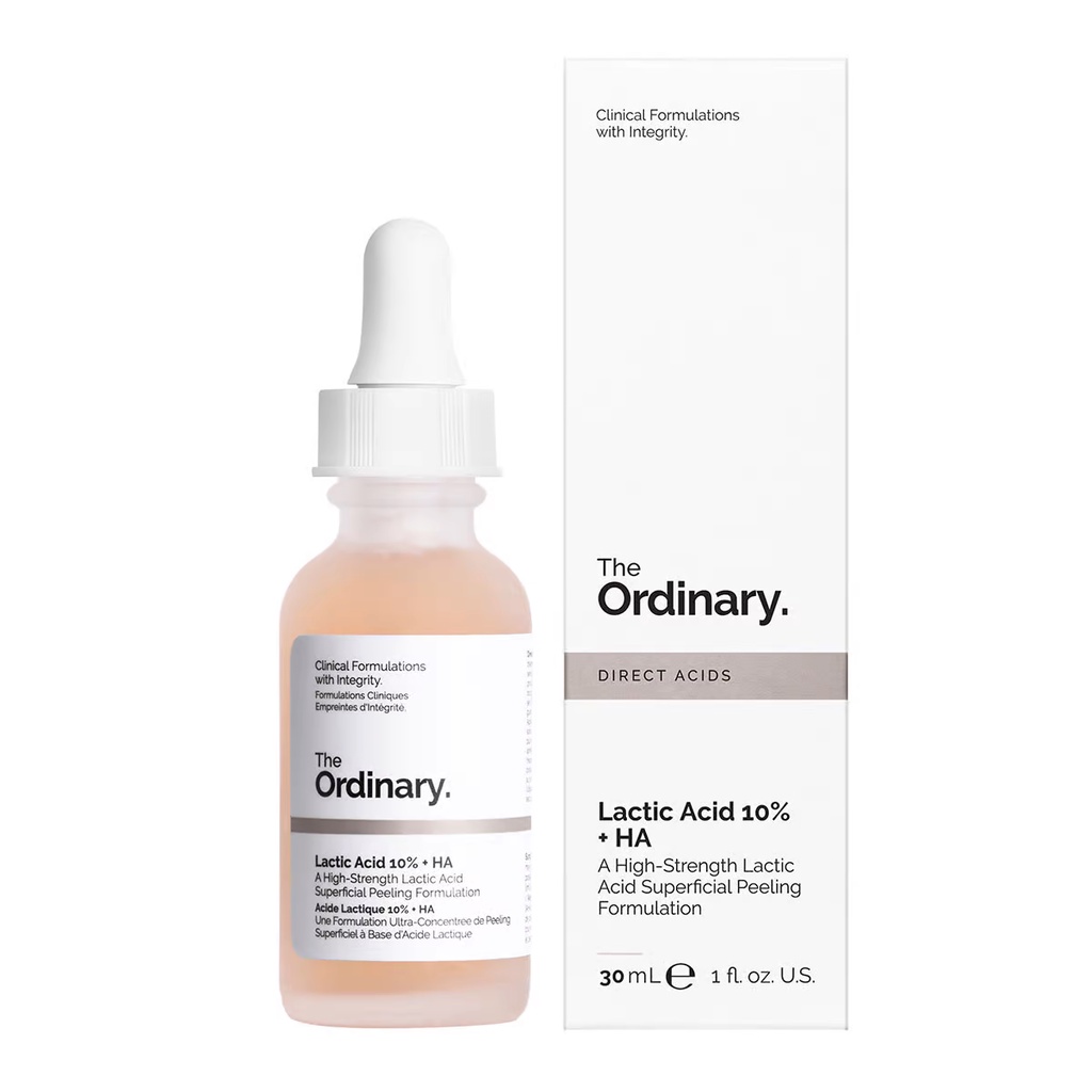 The Ordinary Exfoliating / Acne Remover Set - Lactic Acid 5% + HA ...
