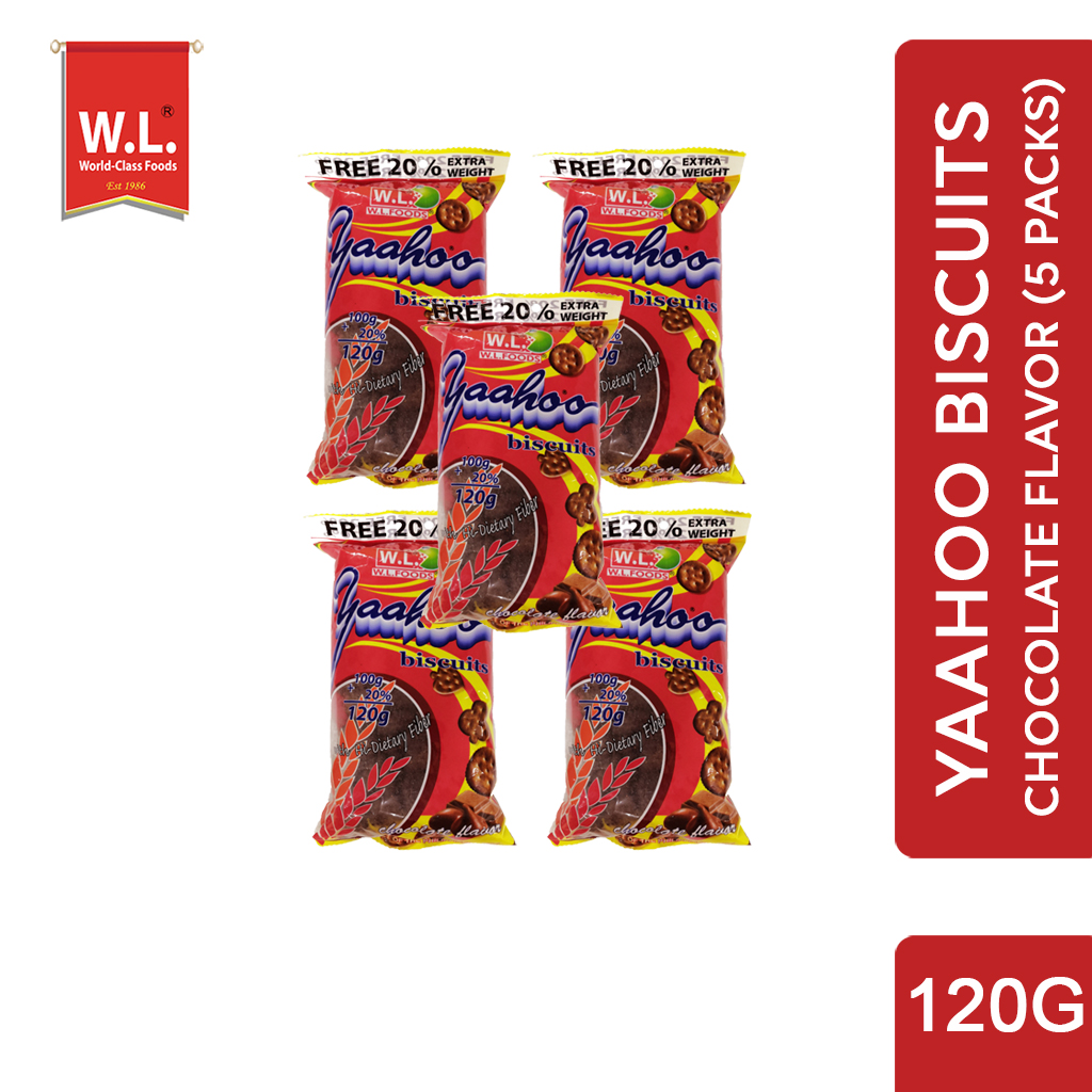 WL FOODS Yaahoo Choco 120g x 5's | Lazada PH