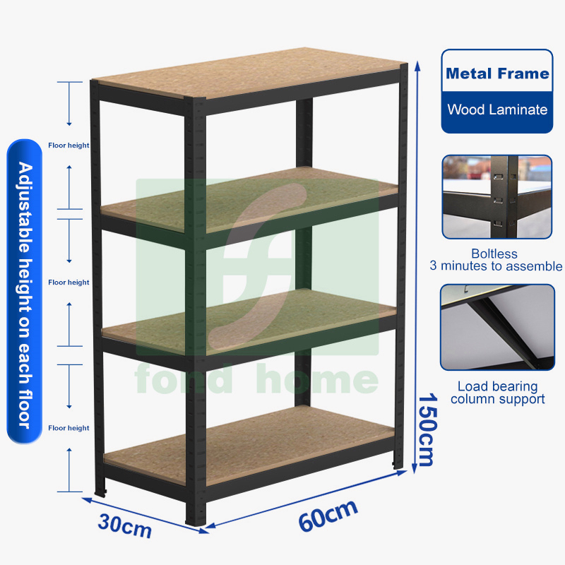 Adjustable Boltless Rack Heavy Duty Rack Shelves Rack Organizer for ...