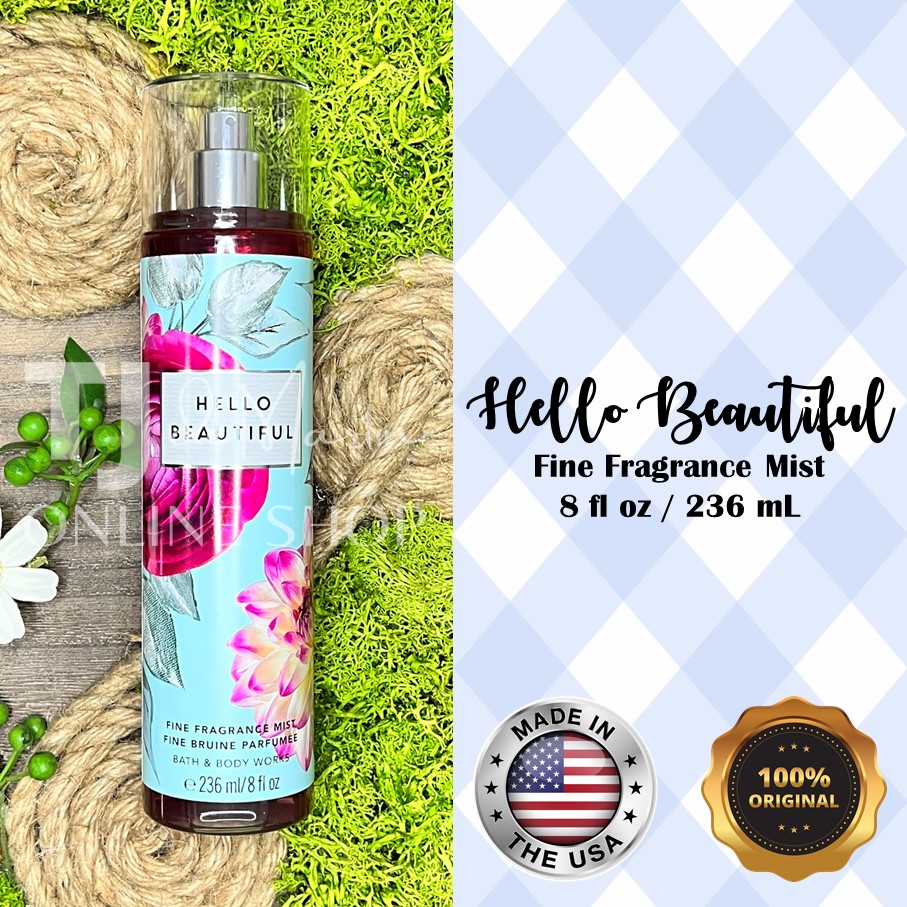 [ORIGINAL] Bath and Body Works Hello Beautiful Fine Fragrance Mist ...