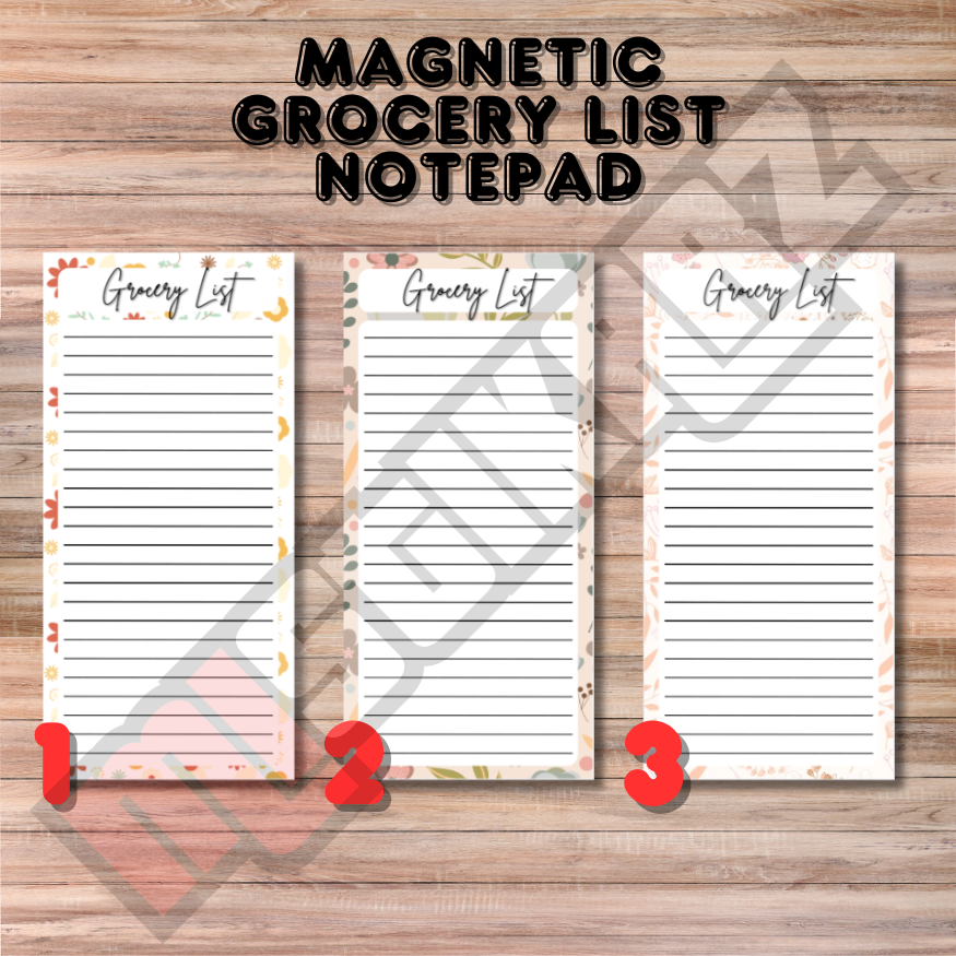Magnetic Grocery List Notepad | Lazada PH