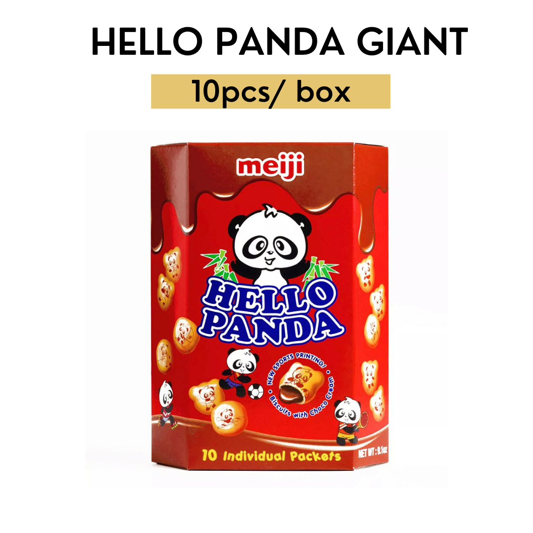 MEIJI HELLO PANDA GIANT 10pcs / BOX CHOCOLATE BISCUITS | Lazada PH