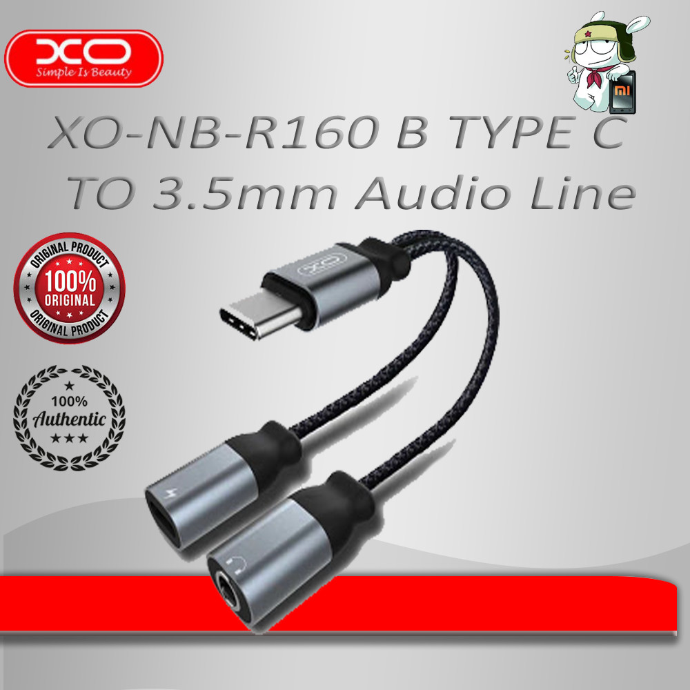 XO-NB-R160 B TYPE C TO 3.5mm Audio Line | Lazada PH