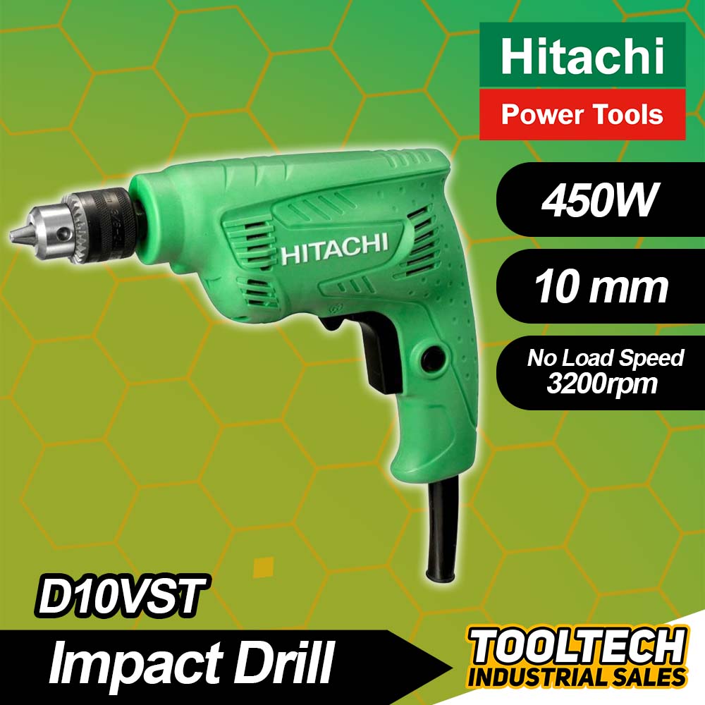 Hitachi 10mm Impact Drill D10VST *LDY TOOLTECH* | Lazada PH