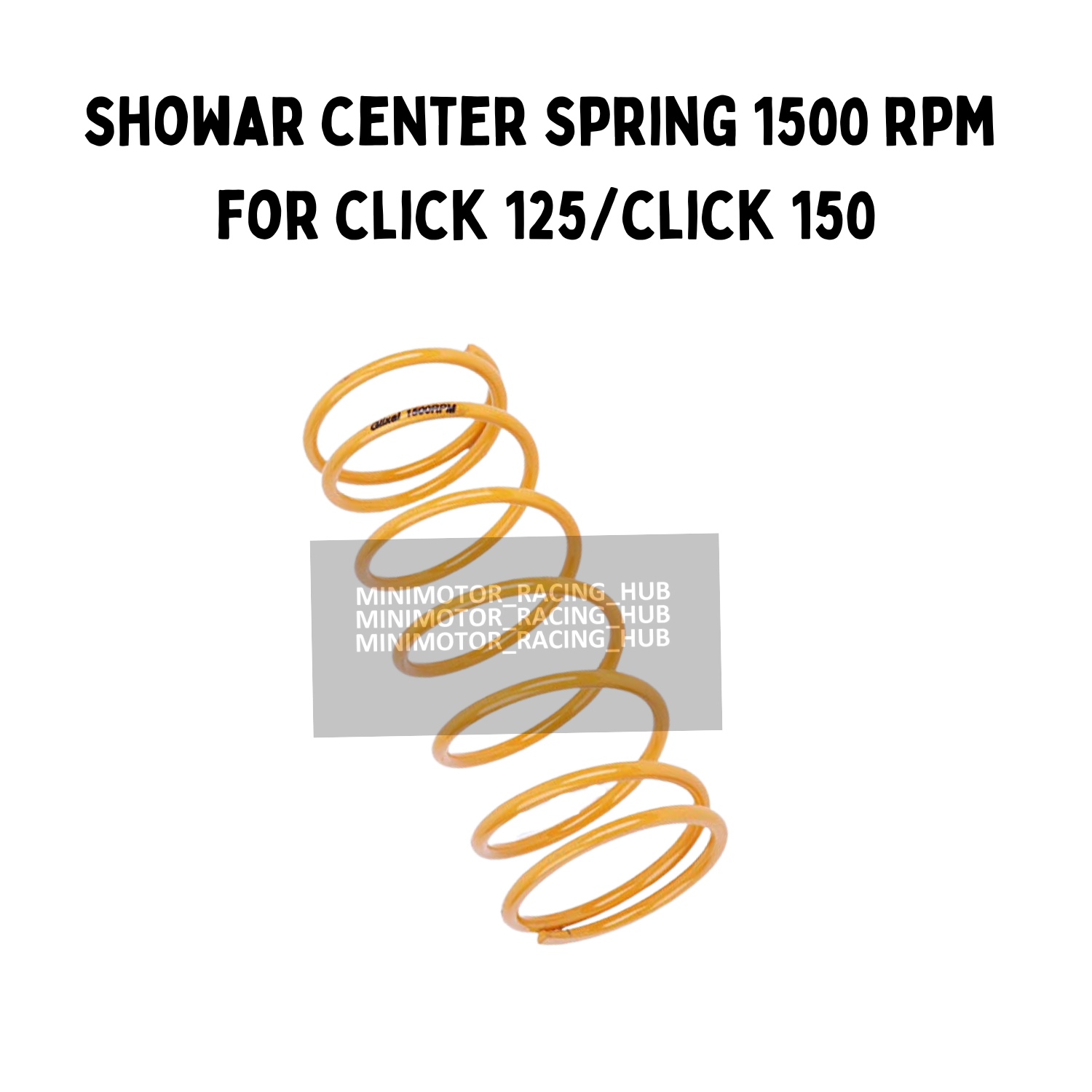 Showar Center Spring 1500 RPM for Click125/Click 150 | Lazada PH