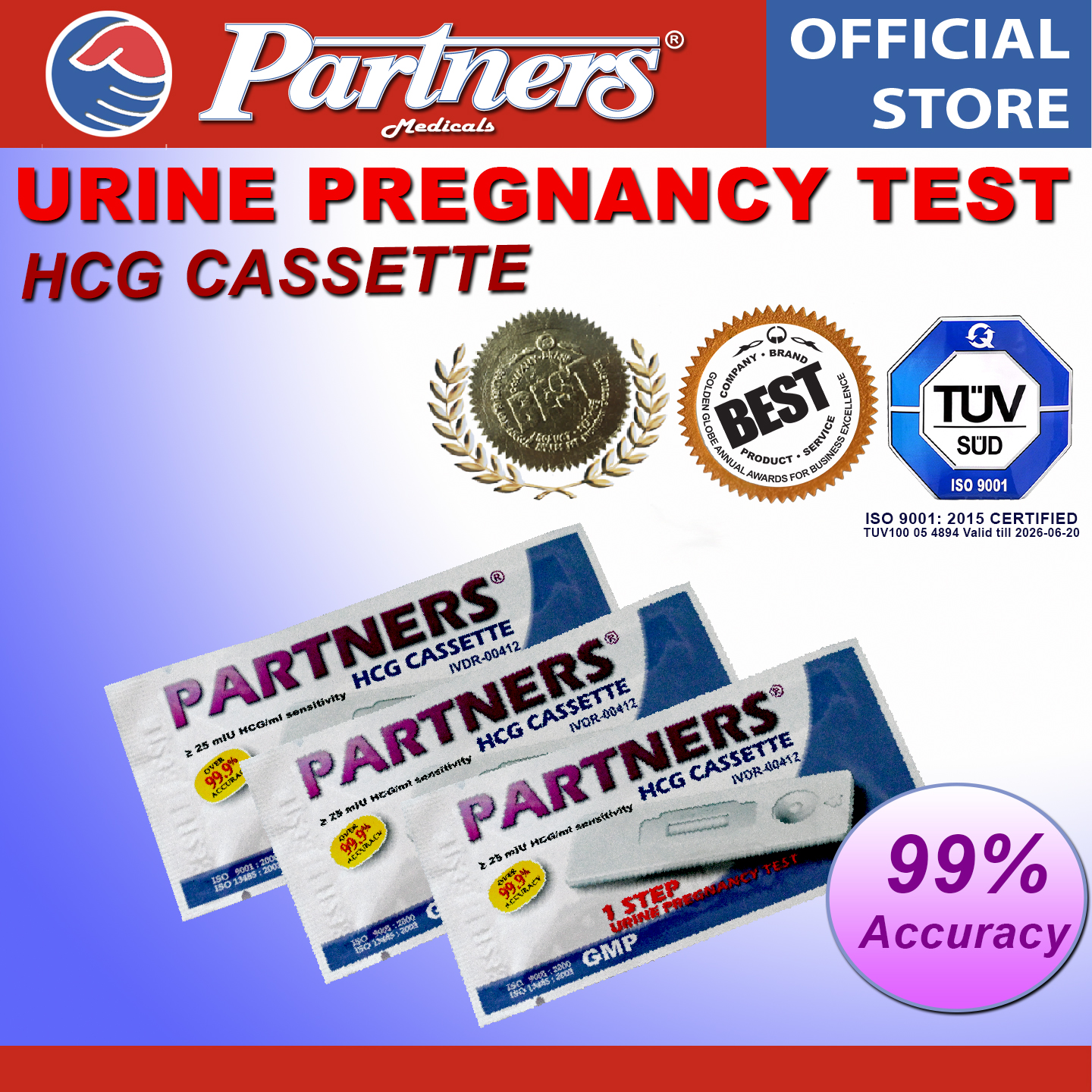 Partners Urine Pregnancy Test (3 PIECES) | Lazada PH