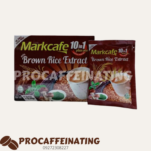 Markcafe 10 in 1 Plus One Coffee Drink Mix with BROWN RICE EXTRACT ...