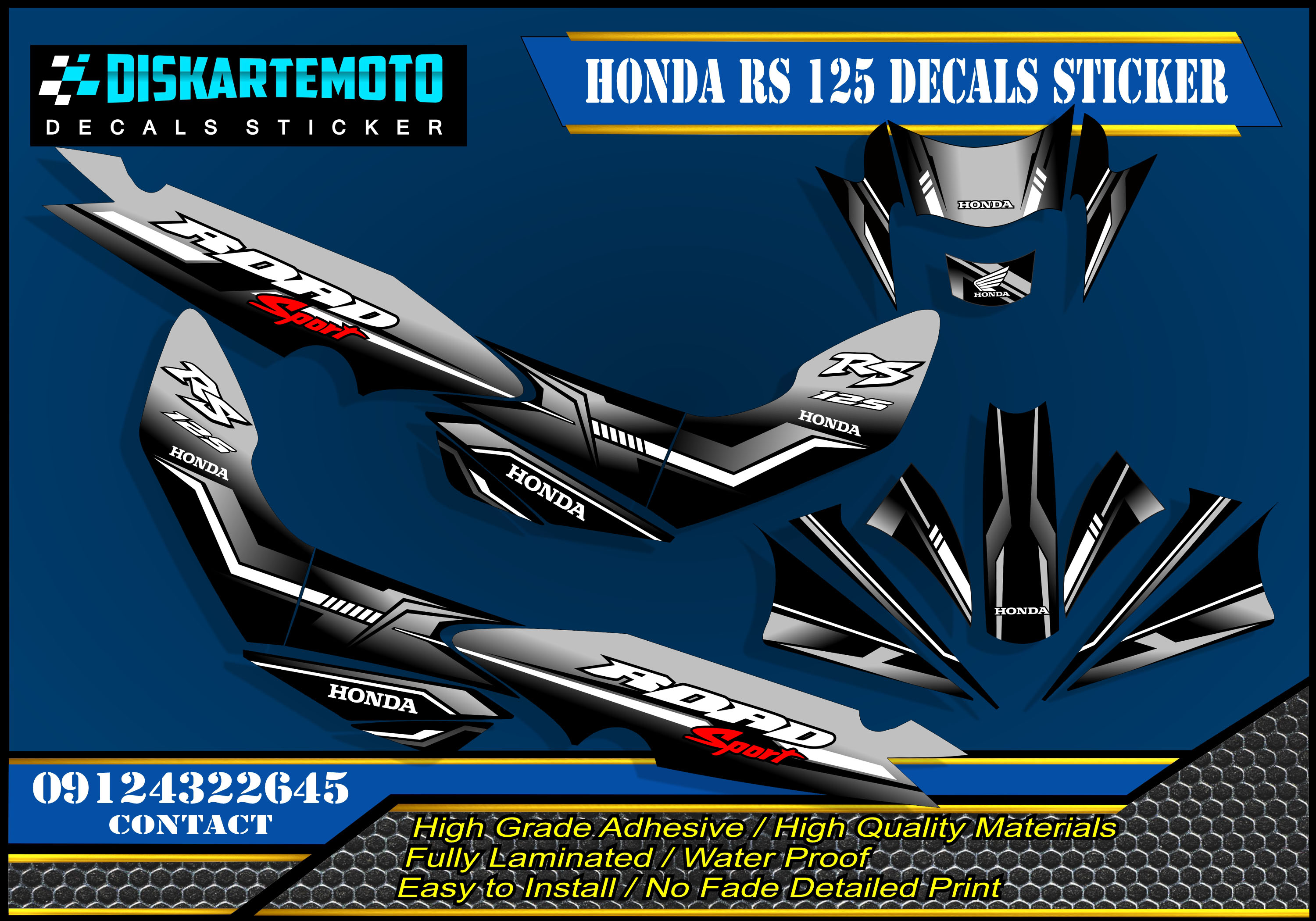 Rs 125 Decals Sticker | Lazada PH