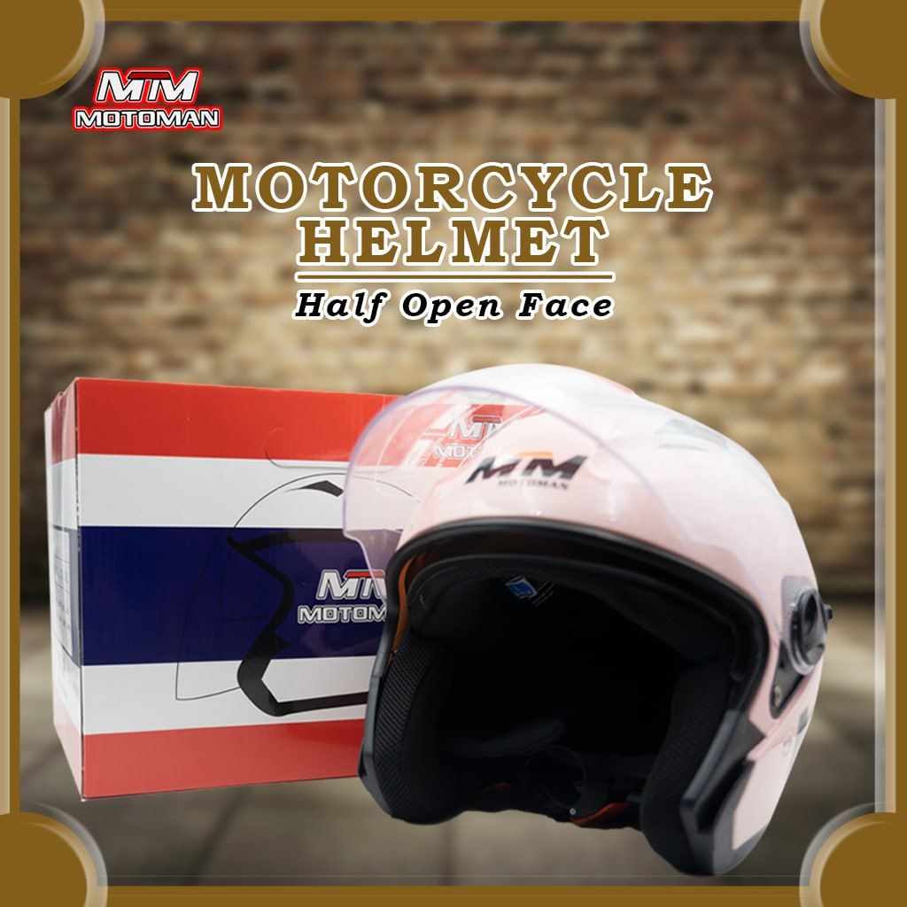 Hot spot in the Philippines MTM Motoman Motorcycle Half Face Helmet for ...