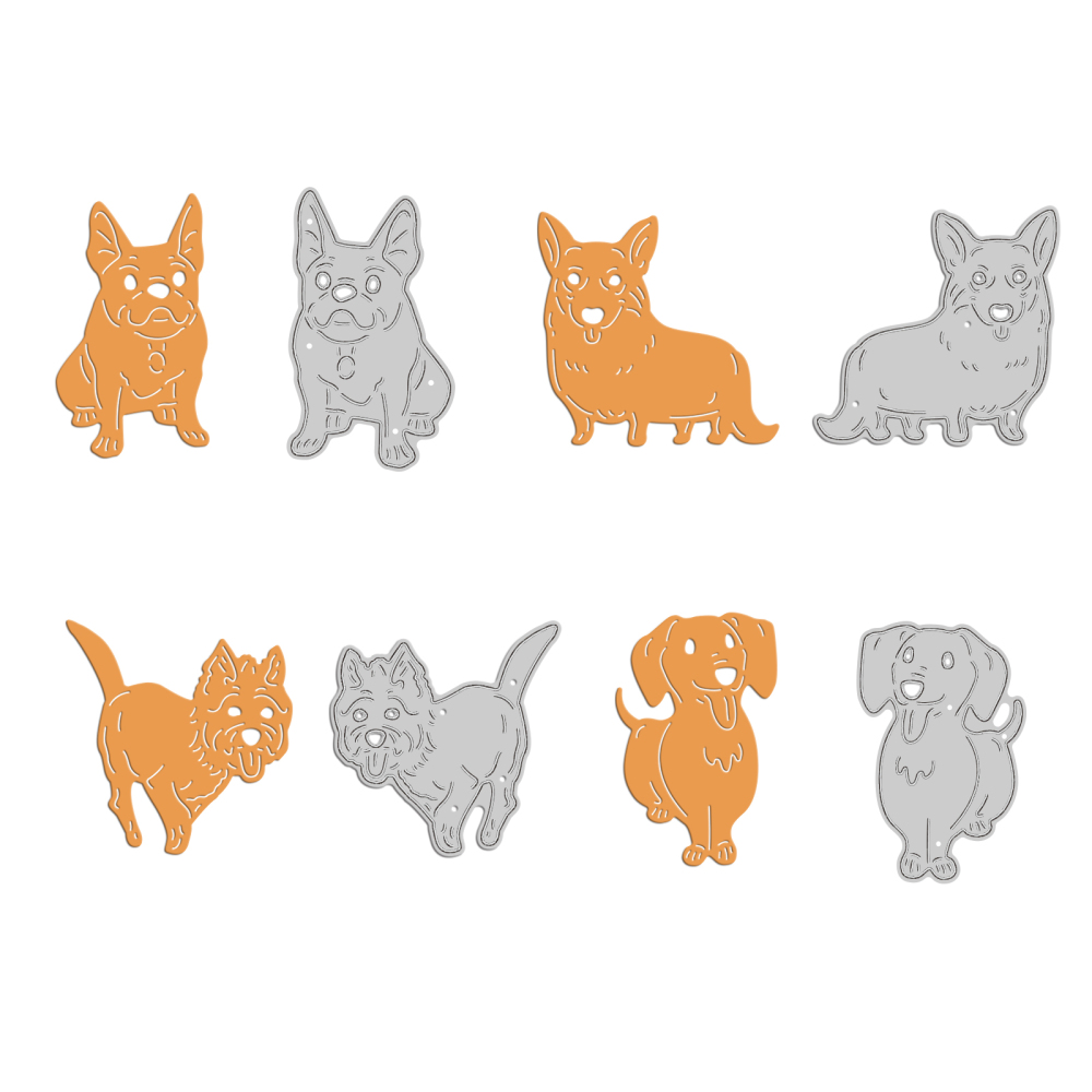 Olycraft 1 Set 4Pcs 4 Style Carbon Steel Cutting Dies Stencils for DIY ...