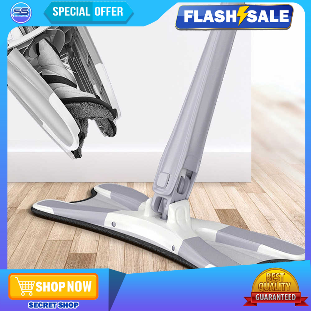 ORIGINAL X-TYPE 360 CLEANING EASY ROTATING MOP WITH MICROFIBER CLOTH ...