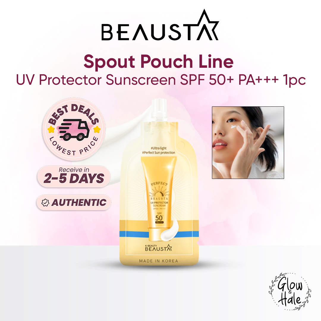 BEAUSTA Spout Pouch Line UV Protector Sunscreen SPF 50+ PA+++ 1pc ...