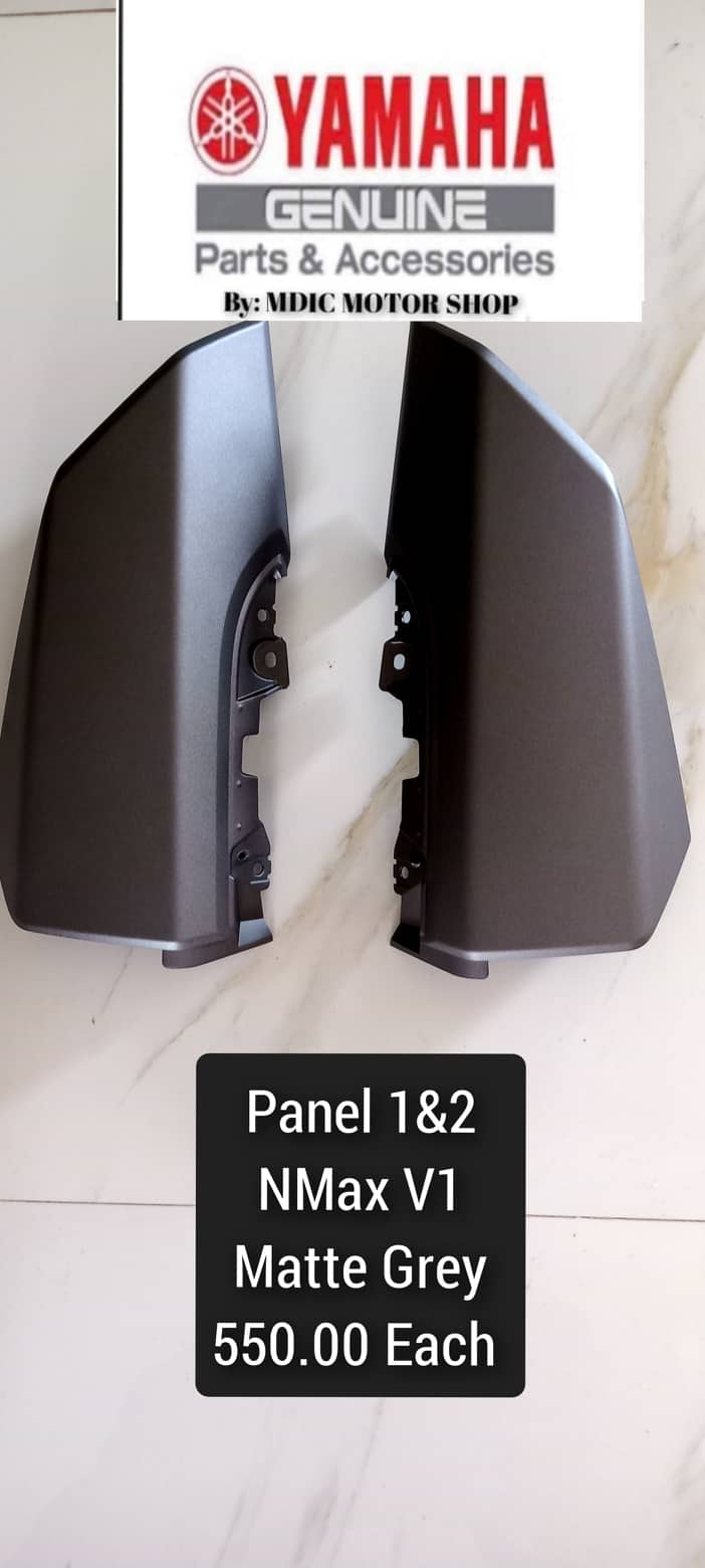 PANEL 1 &2 MATTE GRAY NMAX V1 YAMAHA GENUINE PARTS | Lazada PH