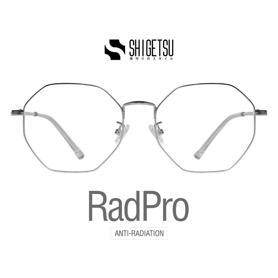 Shigetsu Eyewear KITAMI RadPro Eyeglasses in Full Rim Geometric Hexagon ...
