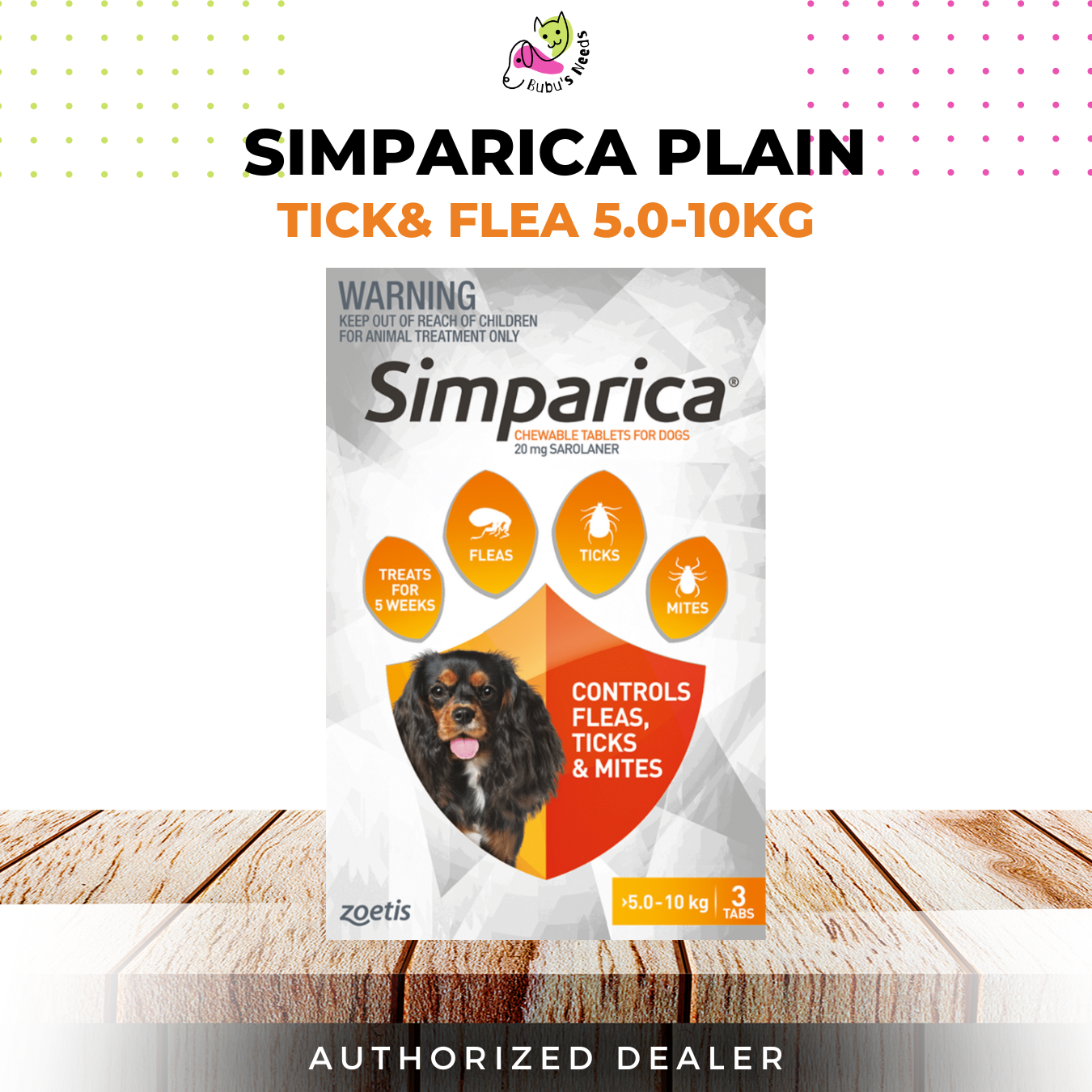 Simparica PLAIN - Anti Tick, Anti Flea, Anti-Mites | Lazada PH