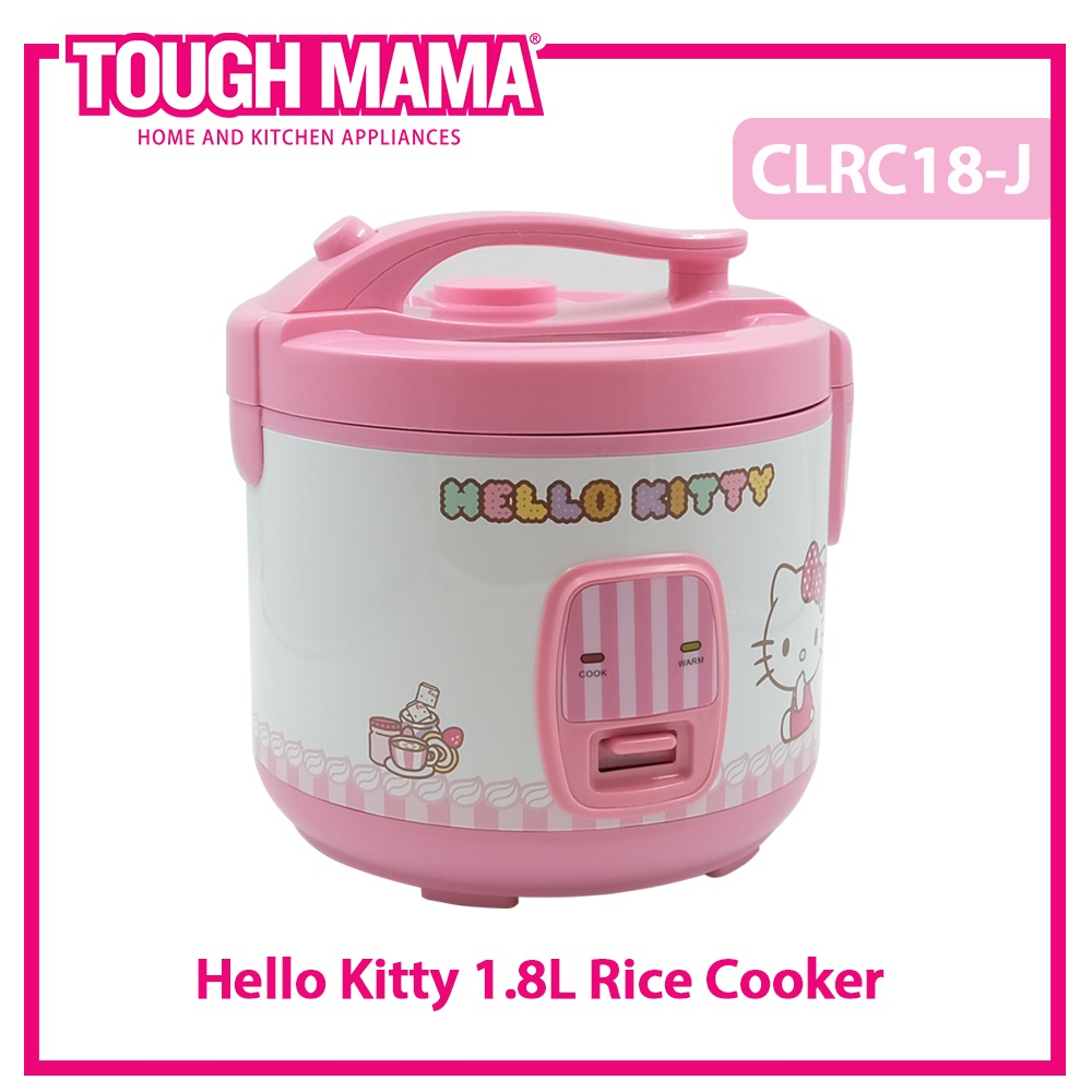 Rice Cooker 1.8L Tough Mama HELLO KITTY Cafe Love Pink Jar Type CLRC18 ...