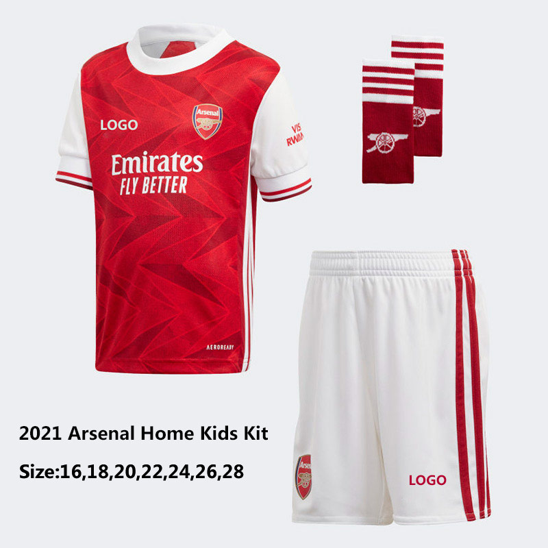 2020-2021 Arsenal Home and Away Kids Kit Children's jerseys - Winfeng ...