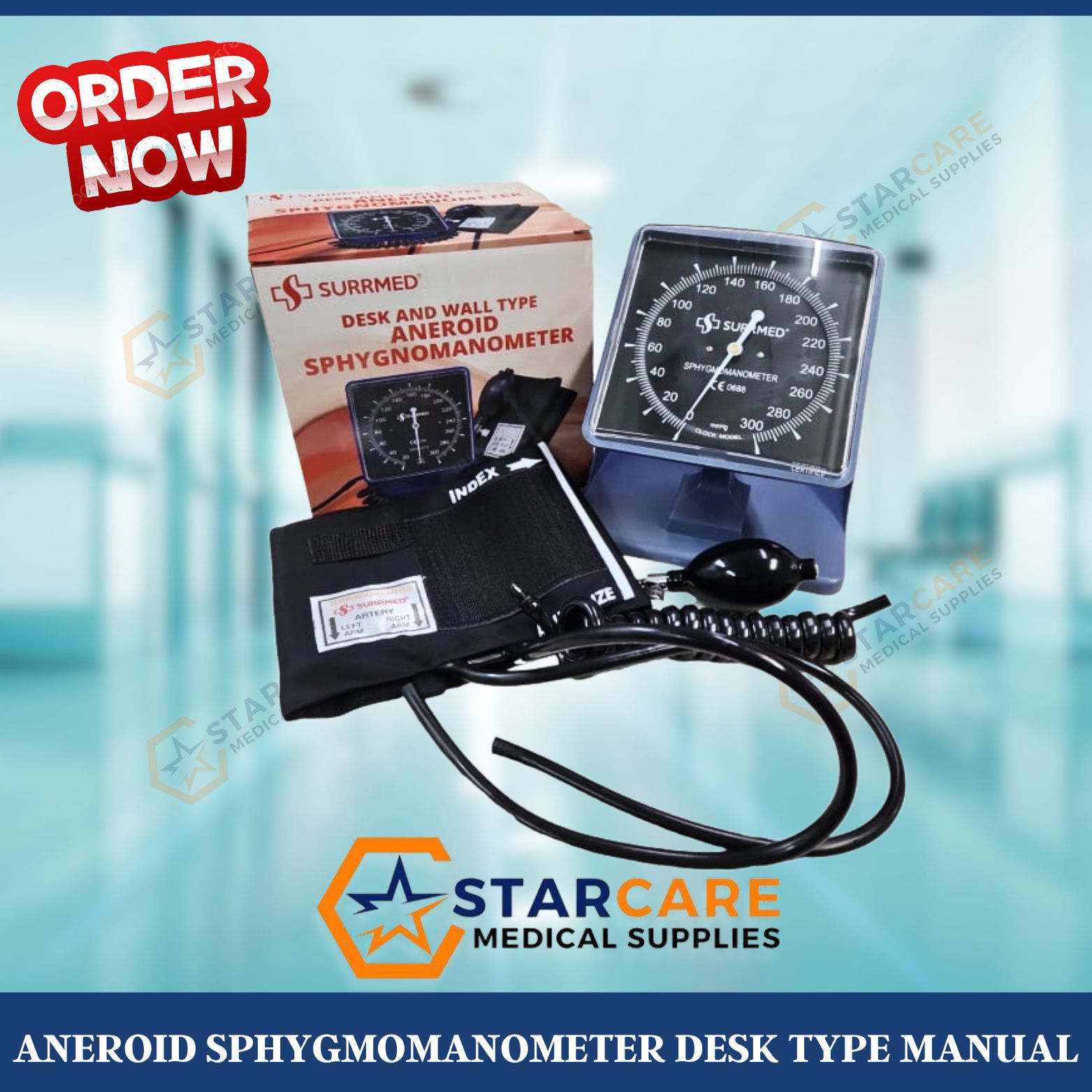 ANEROID SPHYGMOMANOMETER DESK TYPE MANUAL | Lazada PH