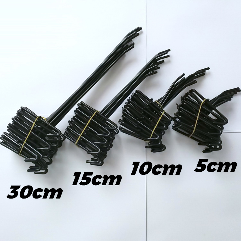 Heavy Duty Screen Hooks for Hanging Grid Wall Wire Mesh in Black and ...