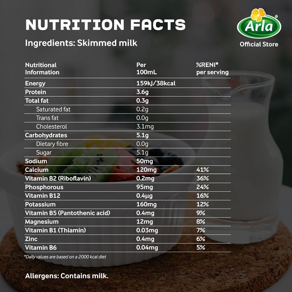 The new 2022 ♫Arla Skimmed Milk 1L Saver's Pack | Lazada PH