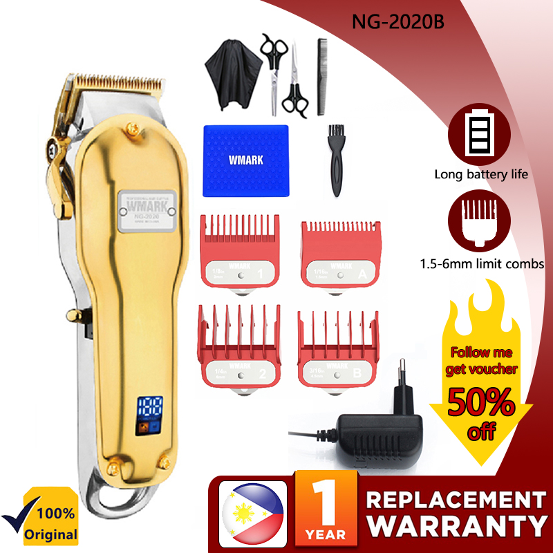 Wmark Wireless Hair Clipper Electric Metal Hair Clipper with Lcd ...