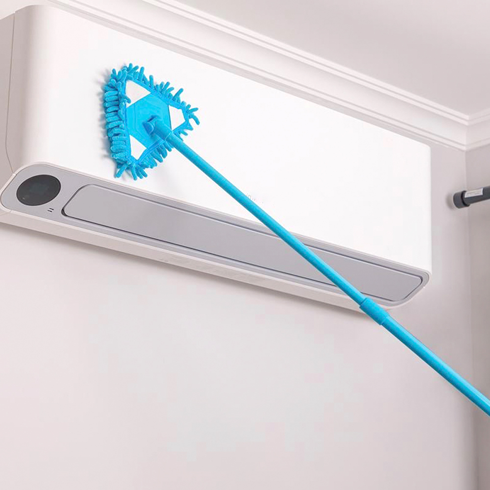 Original 1.5-2M Meters 180 Rotatable Triangle Lazy Cleaning Mop ...