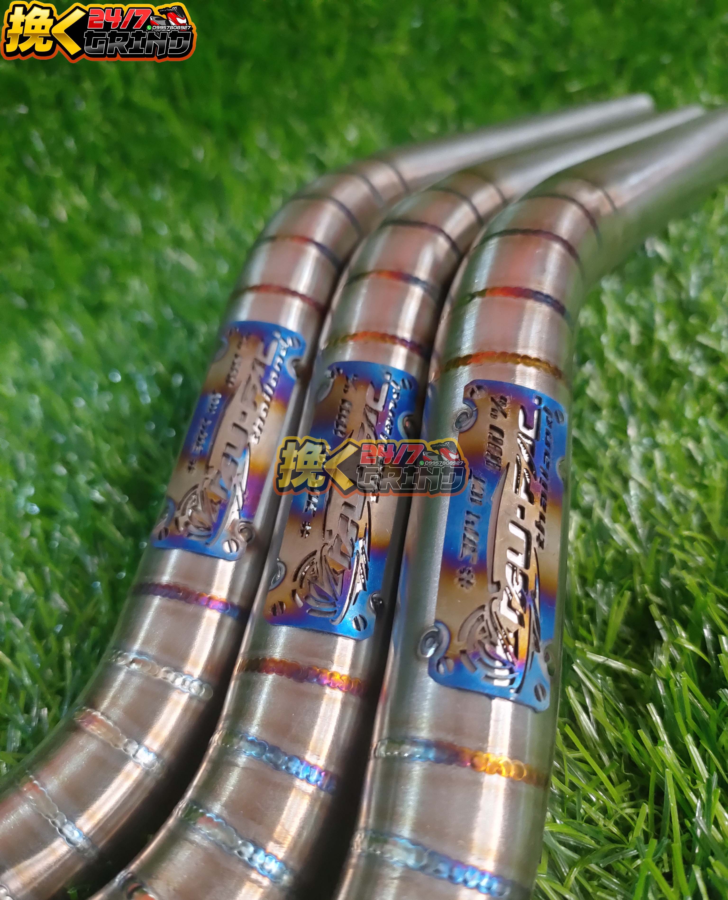 MU FAC HANDLE BAR TITANIUM WITH EMBLEM NMAX V1 / NMAX V2 / PCX 150 ...