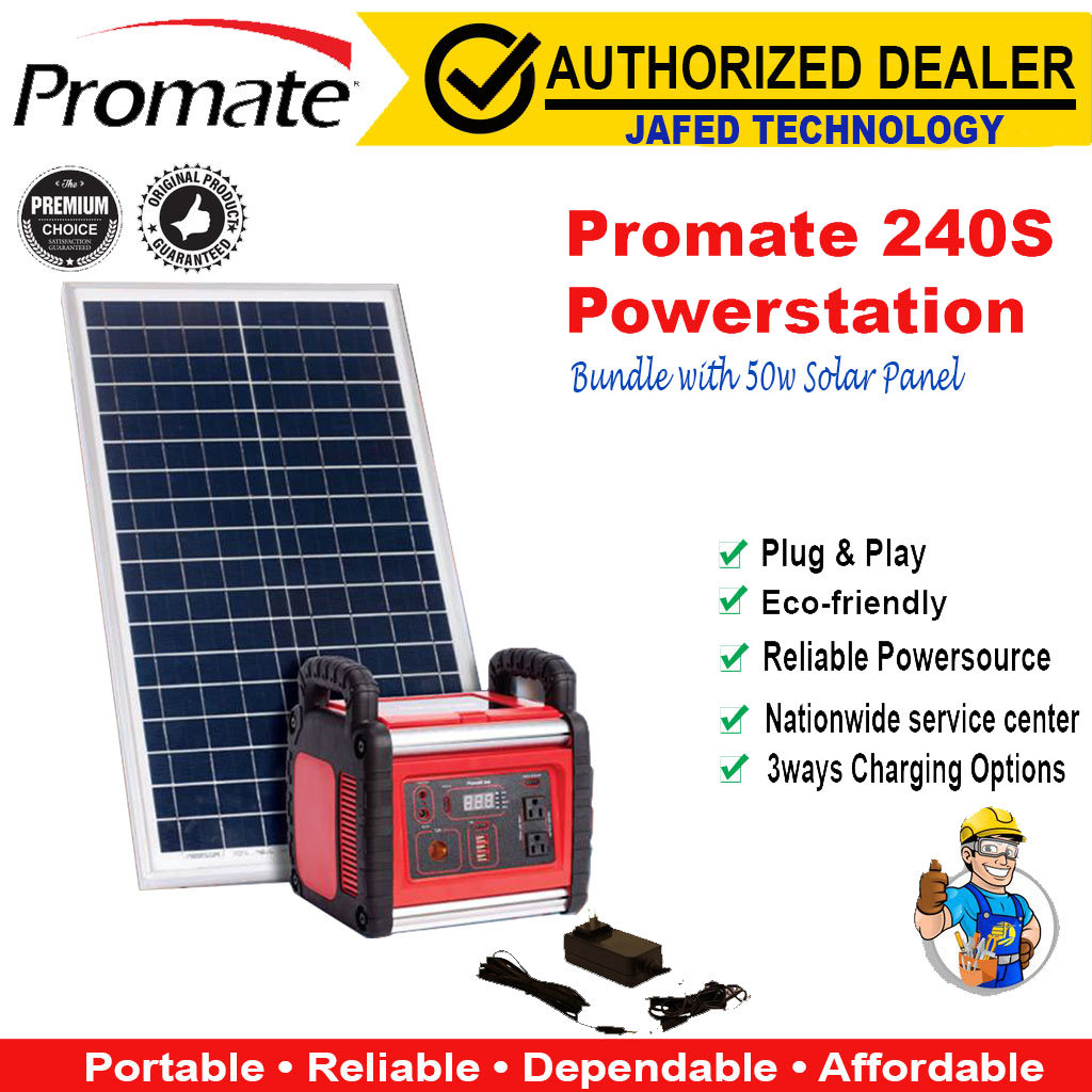 JAFED - Promate 240S Portable Power Station / Power Backup / Powerbank ...