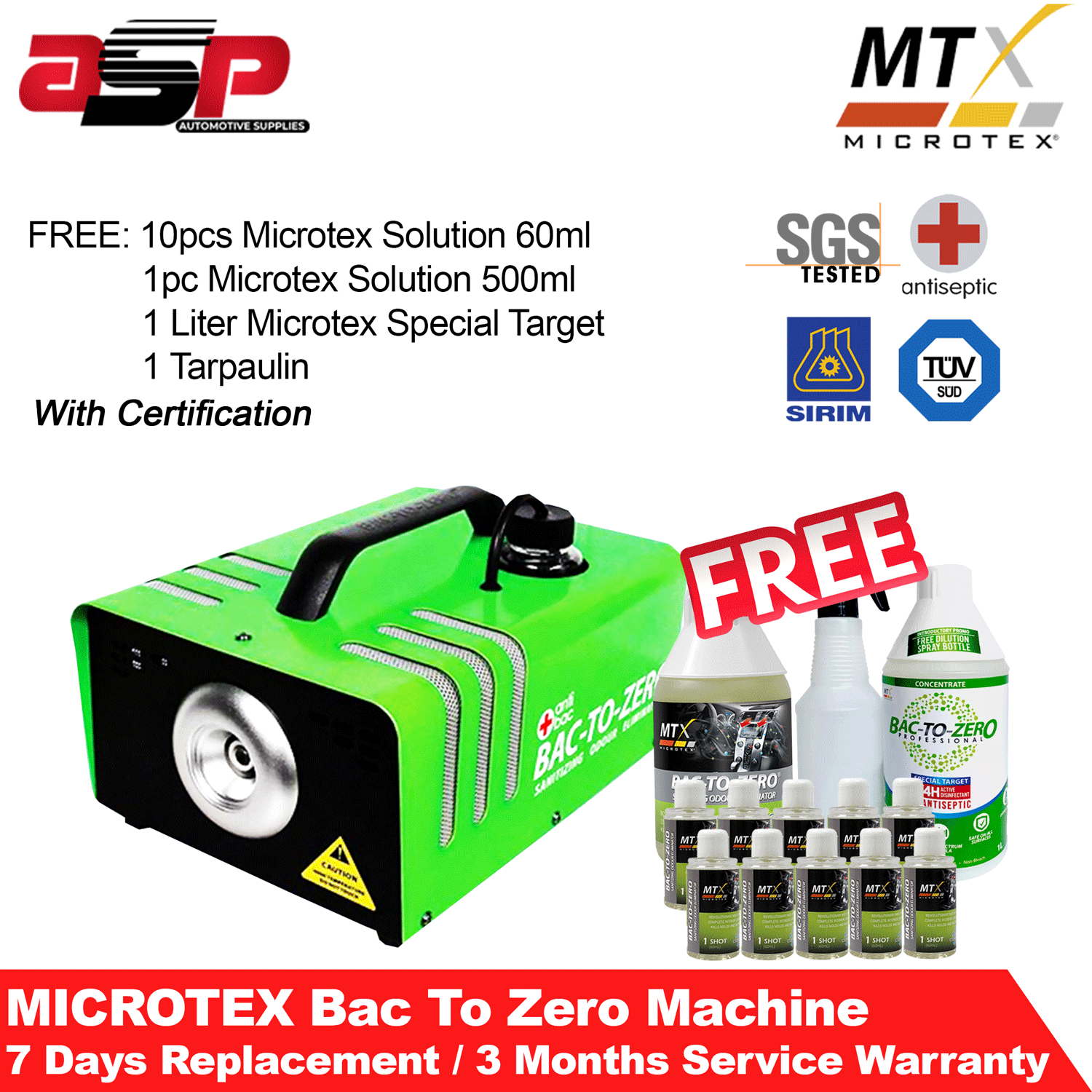 Microtex Bac to Zero Machine Version 2 - Anti-virus Prevention and Odor ...